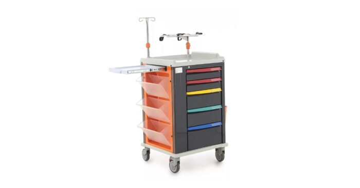 Durable Crash Cart Trolley for Emergency Medical Use - Capasee.com